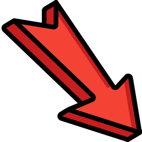 Diagonal Arrow Basic Miscellany Lineal Color Icon