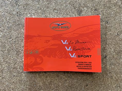 Used Owner S Manual V Sport Nakedle Mansrosso Corsa