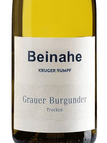 Kruger Rumpf Beinahe Grauer Burgunder Trocken Vivino US