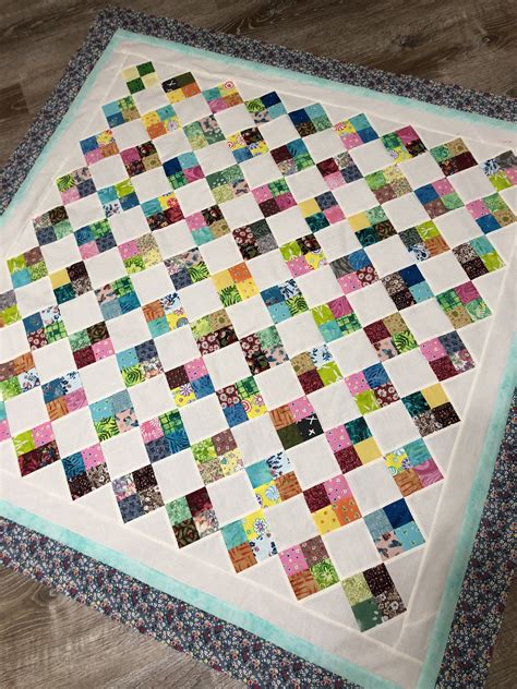 Scrappy Four Patch Scrap Quilts Paper Pieced Quilt Patterns Scrap