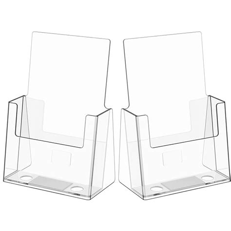 Buy MaxGear Acrylic Brochure Holder 6 X 9 Inches Clear Literature