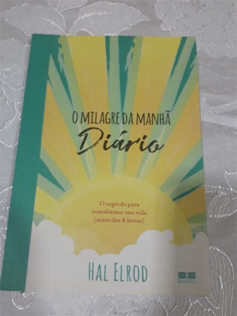 O Milagre da Manhã Diário Livro Best Seller Usado 68391059 enjoei