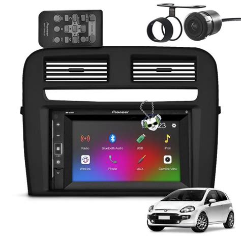 Kit Central Multimídia Pioneer Tela 6 2 DMH A248 BT Espelhamento via