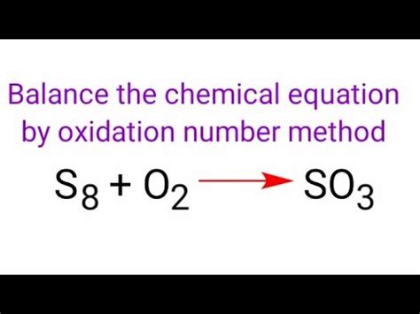 S O So Balance The Equation By Oxidation Number Method S O So