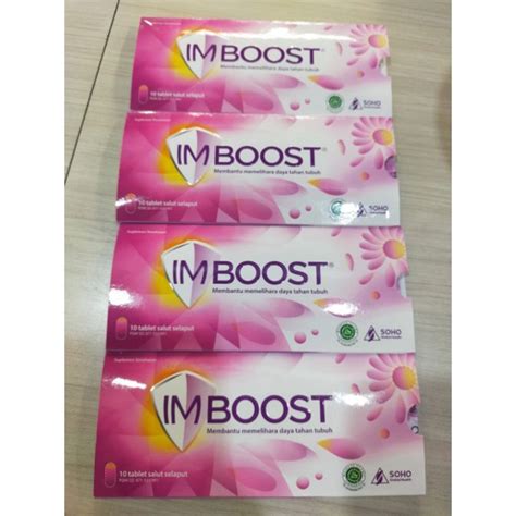 Jual Imboost Tablet Daya Tahan Tubuh 1 Strip 10 Tablet Shopee