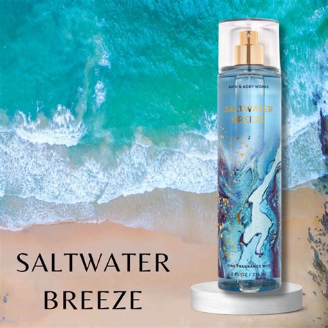 Jual BBW Bath Body Works Saltwater Breeze Fine Fragrance Body Mist
