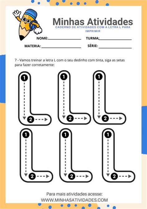 Atividades Para Trabalhar A Letra L