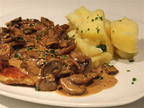 Champignon Rahm Schnitzel Von Sonja Chefkoch