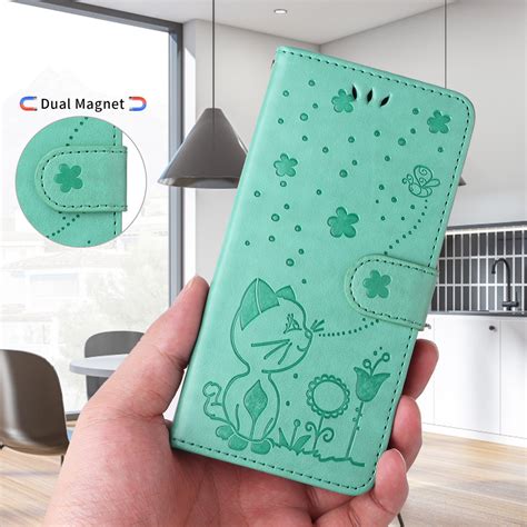 Capa Flip De Couro Em Relevo De Desenho Animado Para IPhone 12 11 7G 8G