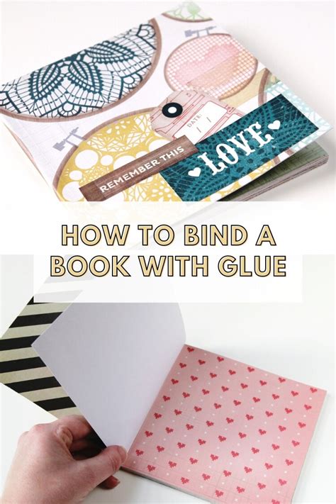 DIY Book Binding Perfect Binding Gathering Beauty