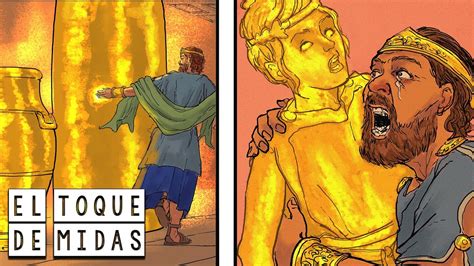 Todo lo que tocó se convirtió en oro El toque de Midas Mitología