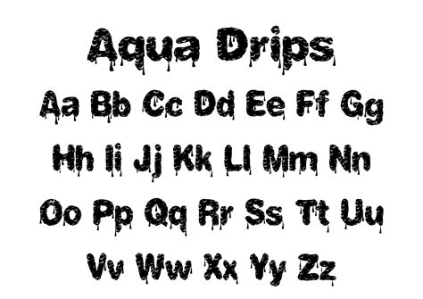 DRIPPING ALPHABET SVG Bundle Dripping Letters Svg Halloween Font Svg