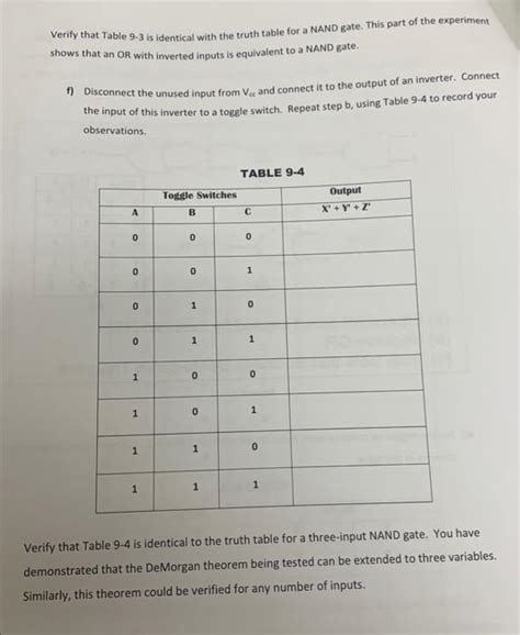 this experiment investigates two rules of boolean
