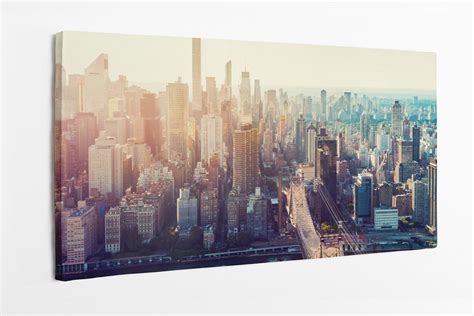 Obraz na płótnie HOMEPRINT New York panorama widok z lotu ptaka