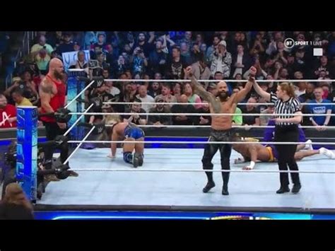 Wwe Smackdown Ricochet Wins A Way Singles Match Youtube