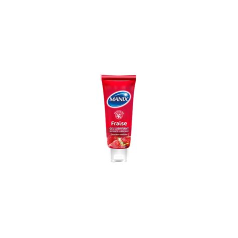 MANIX Gel Lubrifiant Intime Fraise 80 Ml