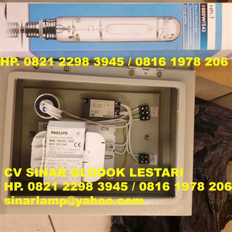 Komponen Lampu Sorot HPI T 1000W Philips Ballast BHL 1000W L202