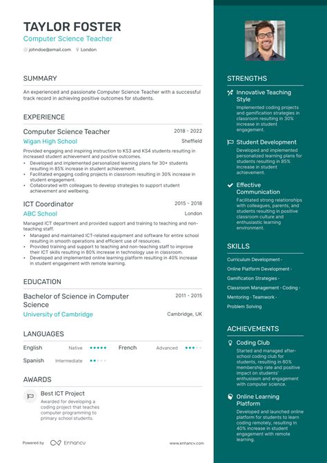 3 Computer Science CV Examples For 2023