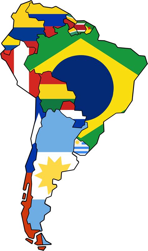 Bandeiras da América do Sul mapa Bandeira do Brasil mapa bandeira
