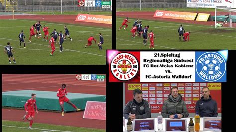 Regionalliga Südwest FC Rot Weiss Koblenz vs FC Astoria Walldorf