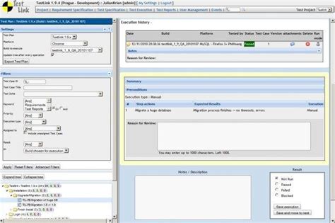 testlink software testing tools guide