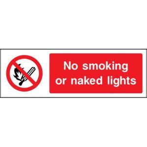 No Smoking Or Naked Flames 11395