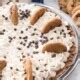 No Bake Chocolate Chip Cookie Pudding Pie Crazy For Crust