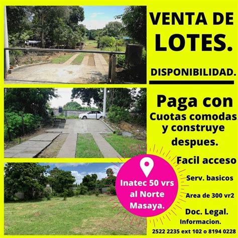 Terrenos En Venta Con Credito Directo En Masaya Venta De Terrenos
