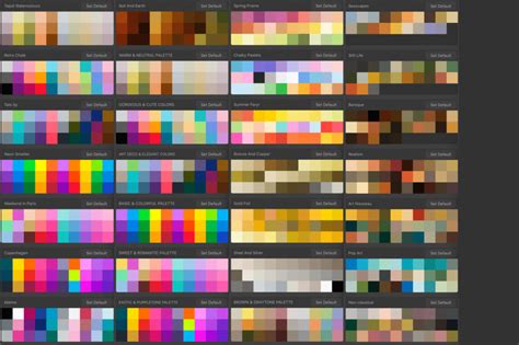 Free Procreate Color Palettes
