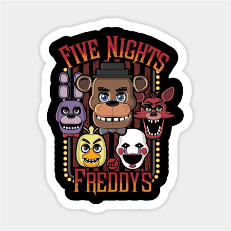 Five Nights At Freddys Multi Character Design By Deepfriedart Adesivos Bonitos Personagens
