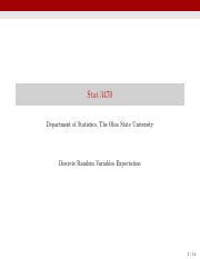 Understanding Expectation And Variance In Discrete Random Course Hero