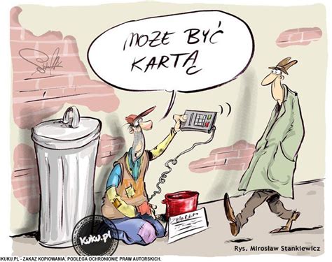 Nowoczesny żebrak Komiksy KUKU pl komiksy żarty dowcipy rysunkowe