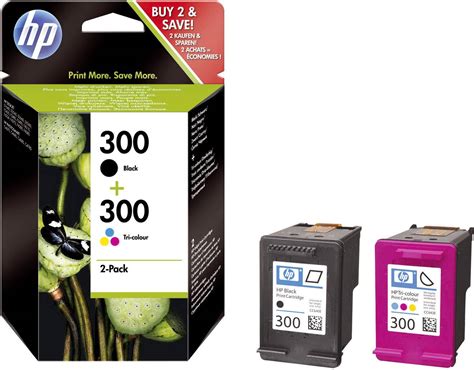 HP 300 Ink Cartridge Set Original Black Cyan Magenta Yellow CN637EE