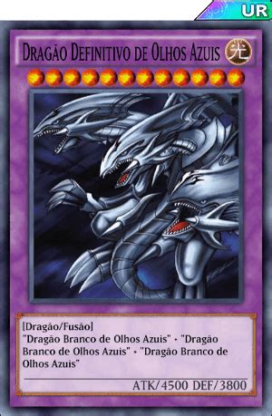 Dragão Definitivo de Olhos Azuis YU GI OH Duel