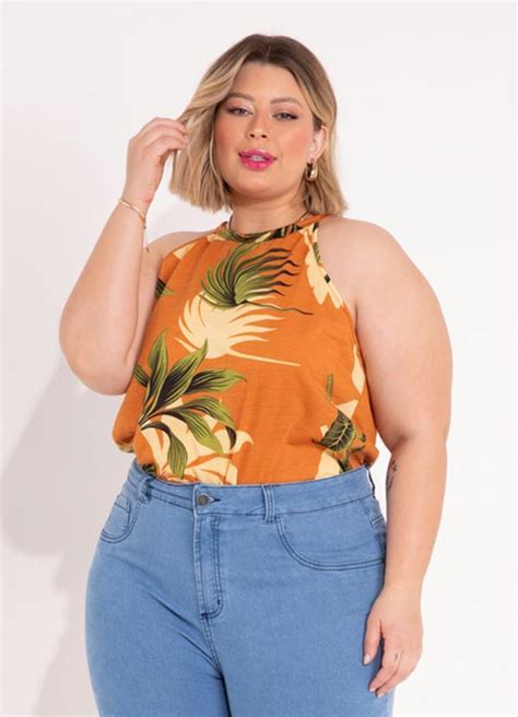 Plus Size Feminino Marguerite