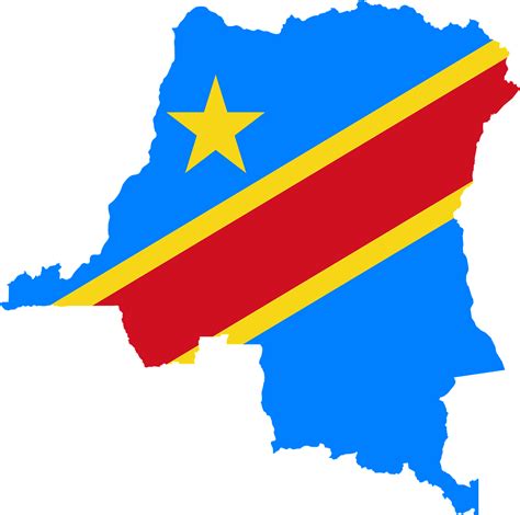 Kongo demokratinė respublika vėliava kongo žemėlapis geografija