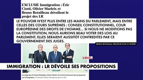 Immigration Les R Publicains D Voilent Ses Propositions Vid O