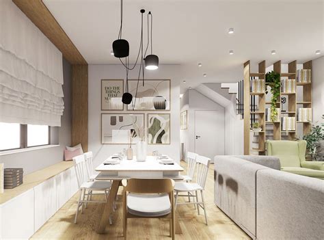 Jadalnia W Stylu Skandynawskim W Salonie Domni Pl