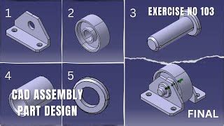 Cad Assembly Design Exercise Catia V Tutorial Ex Doovi