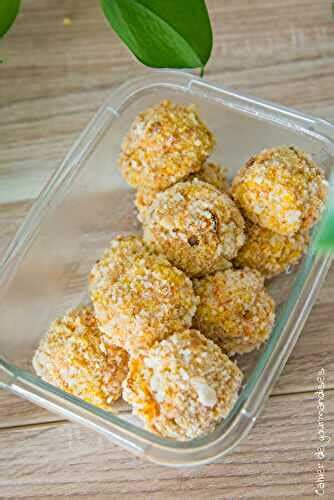 Boulettes de polenta à la carotte et au cumin de Cahier de gourmandises