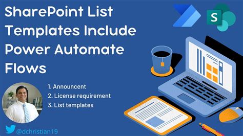 SharePoint List Templates That Include Power Automate Flows YouTube