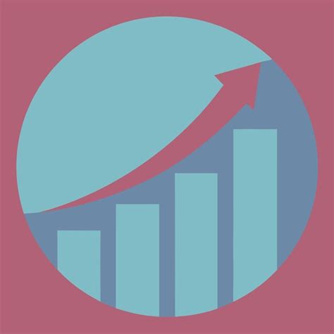 Concepto de negocio con gráfico de crecimiento financiero Diseño de