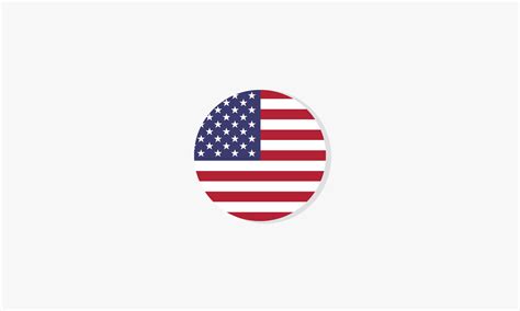 Bandera Del C Rculo De Estados Unidos Ilustraci N Vectorial De Dise O