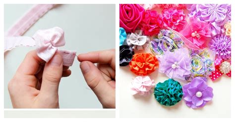 How To Make Handmade Flowers From Fabric Step By Step