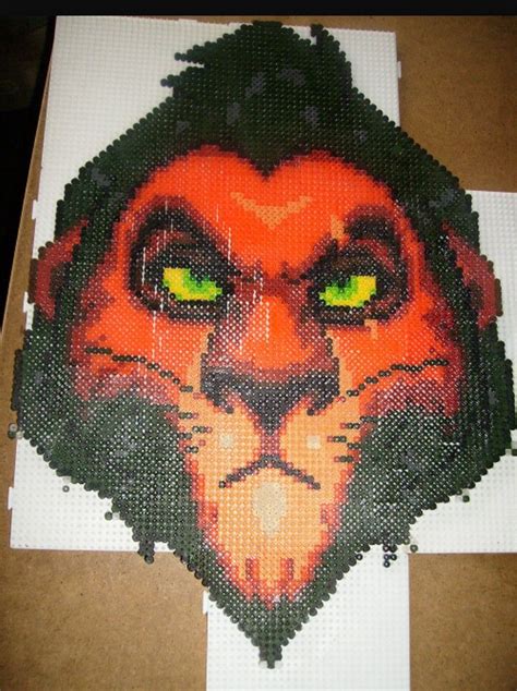 Scar To The Lion King Perler Bead Disney Hama Beads Patterns