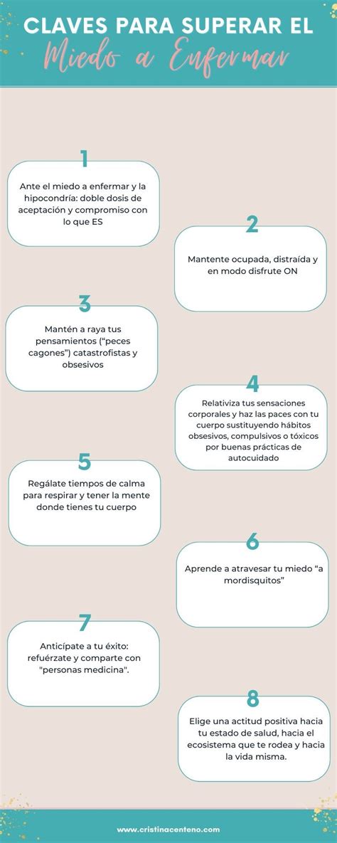 8 Claves Para Superar El Miedo A Las Enfermedades Cristina Centeno