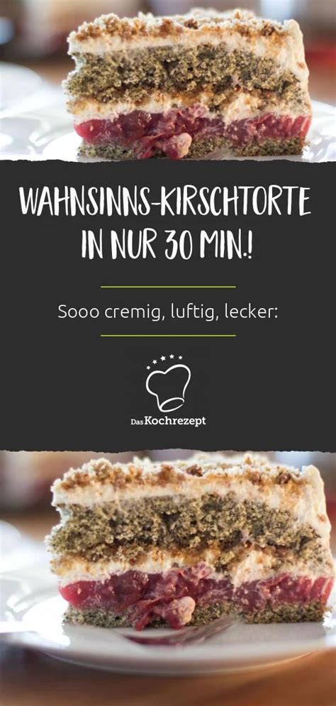 Kirsch Mohntorte DasKochrezept De Kochrezepte Saisonales Themen
