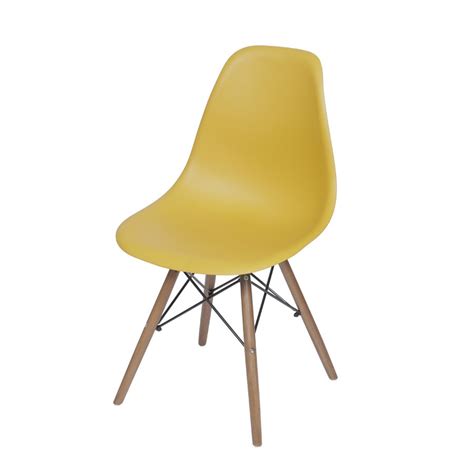 Cadeira Boxbit Dkr Eames Polipropileno A Afr O Base Madeira Escorrega
