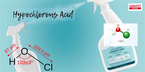 Hypochlorous Acid Formula Structure Properties Reactions