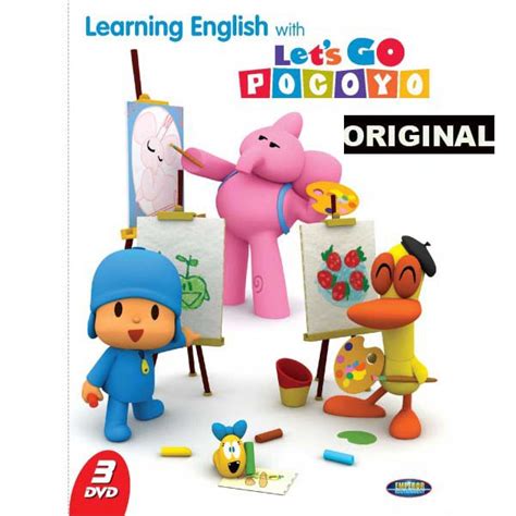 Jual LET S GO POCOYO Vol 1 Learning English Paket DVD Original